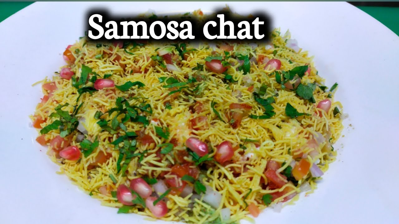 Samosa chat recipe | How to make samosa chat | chat recipe | Chef Ashok ...