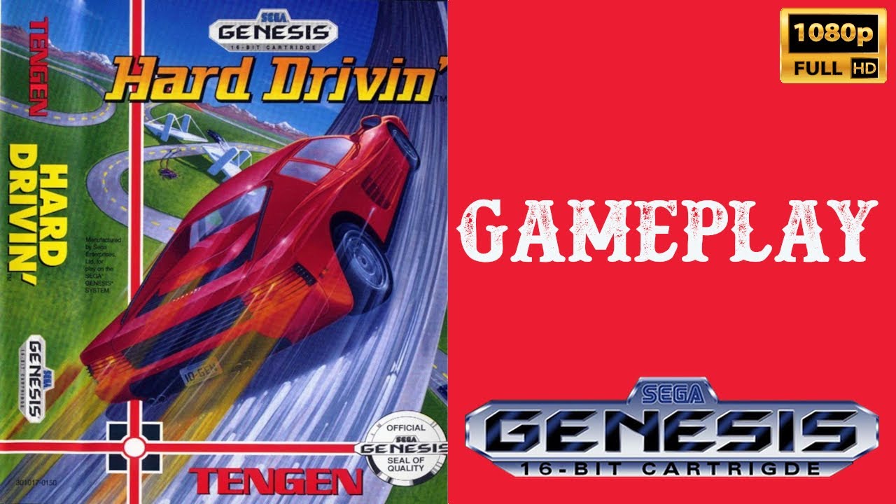 Hard Drivin' - Sega Genesis - Gameplay - YouTube