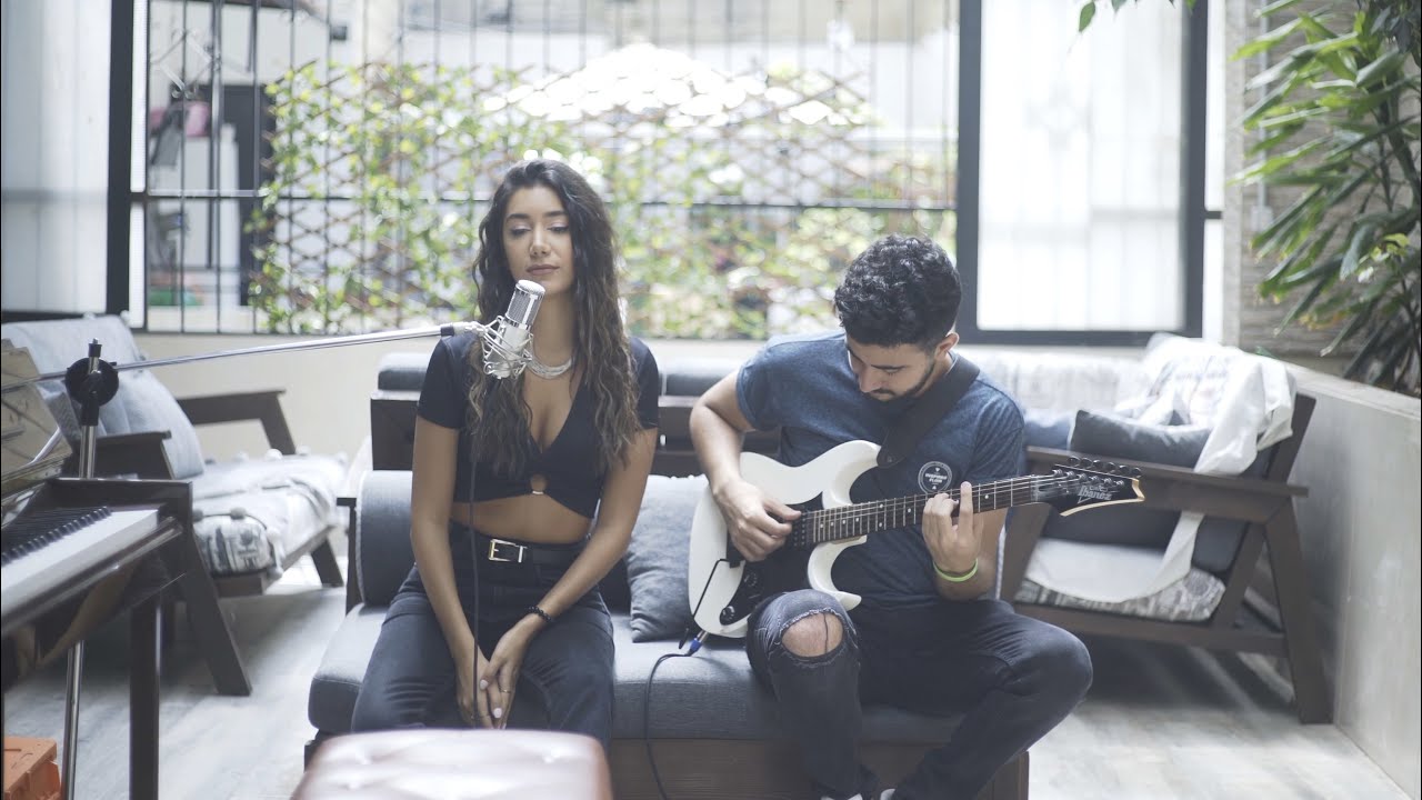 Stuck With You (Cover) by Nour Helou and Charbel Mazraani - YouTube