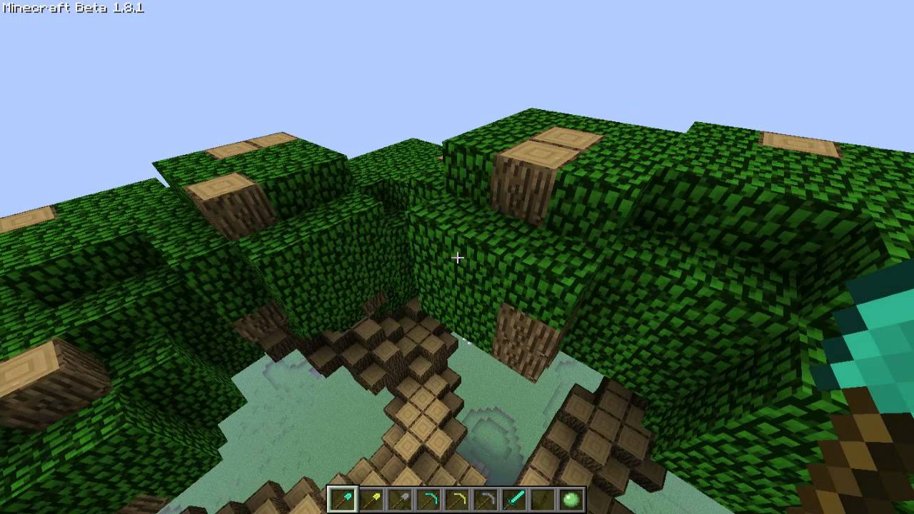Minecraft World Edit Tutorial - Super Tree v2 - YouTube