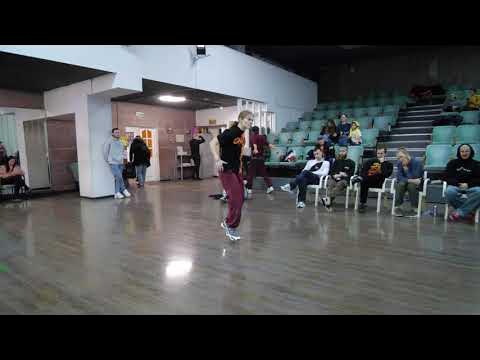 pro 1x1 bgirl FireFox vs bboy Ластик - "ALL OPTION" break dance battle - YouTube