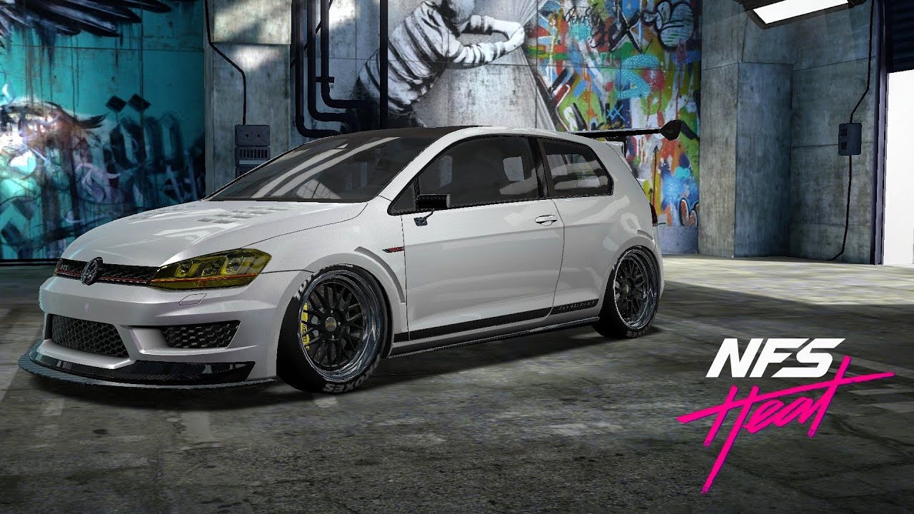 NFS Heat Studio - Volkswagen Golf GTI Clubsport Customization - YouTube