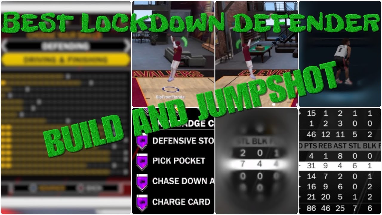 BEST LOCKDOWN DEFENDER BUILD AND JUMPSHOT NBA 2K18 - YouTube