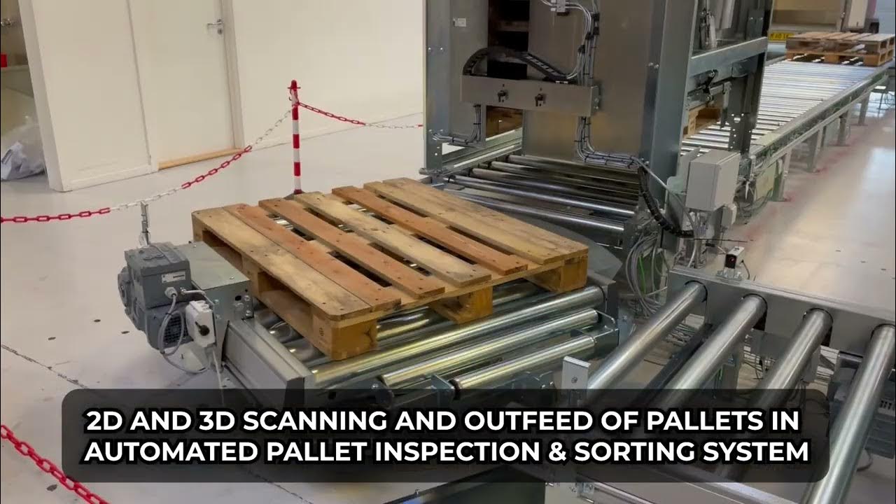 2D / 3D scanning and outfeed of pallets in automated / robotic pallet inspection and sorting ...