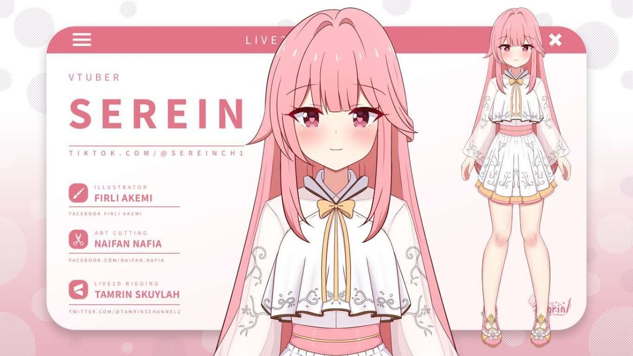 【Showcase】Serein 『 Live2D Model 』 - YouTube