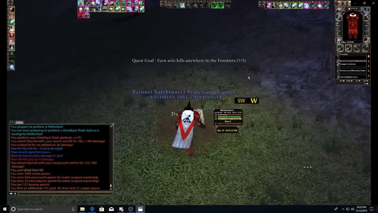 Dark Age of Camelot: 11L7 Hjorridi vs Natebruner on Merc - YouTube