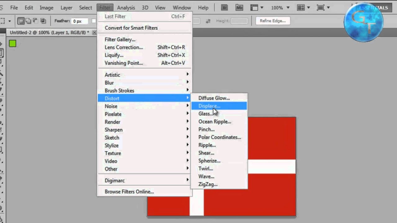 Photoshop CS5 #13: 3D flag - YouTube