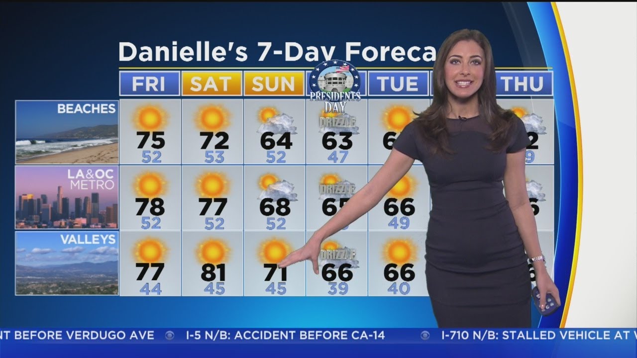 Danielle Gersh's Weather Forecast (Feb. 16) - YouTube