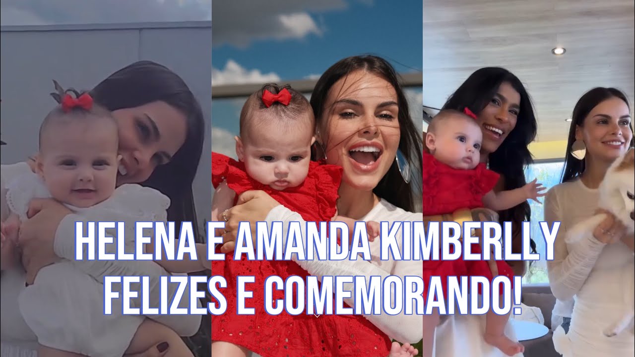 Helena e Amanda Kimberlly: Felizes, comemorando, Natal, amigos e muita risada! - YouTube