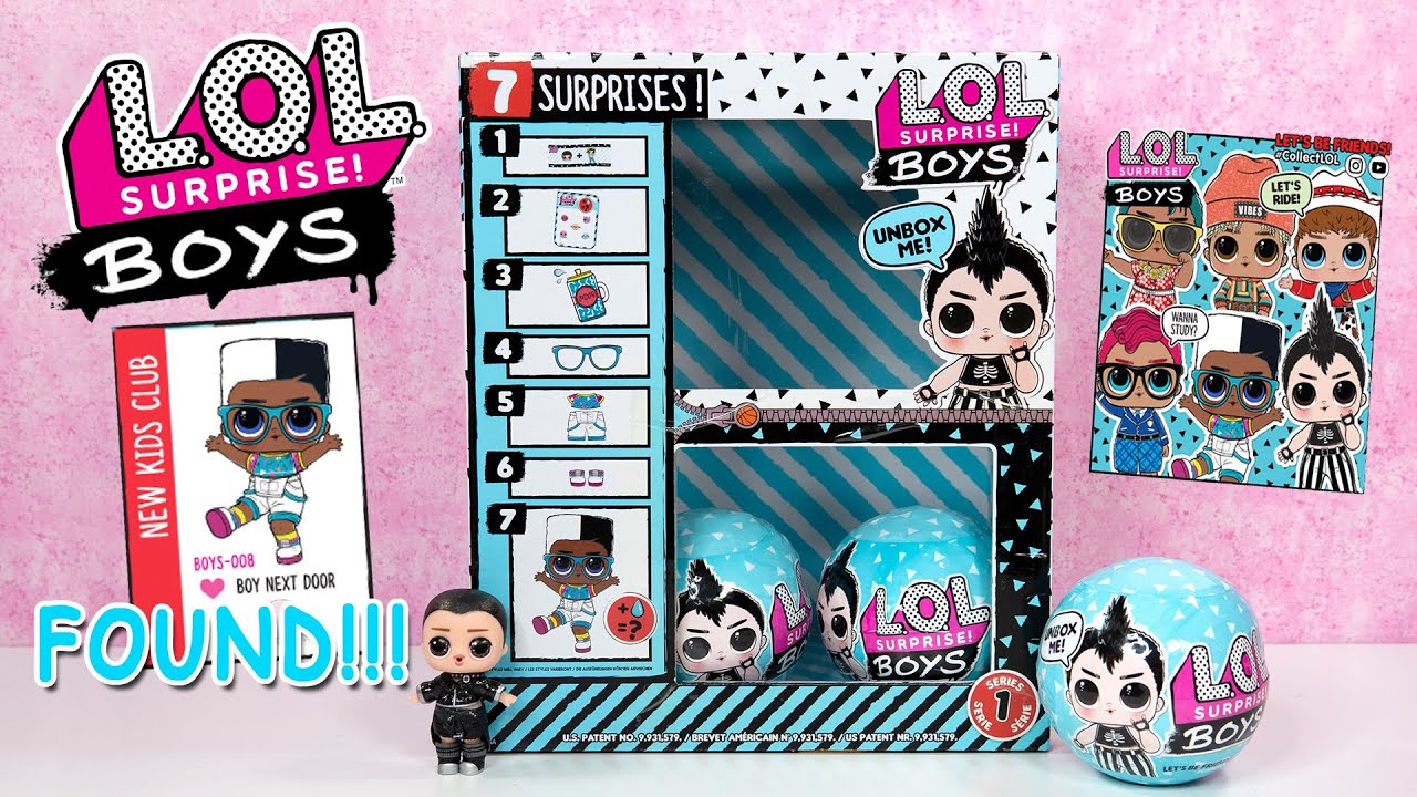 LOL Surprise BOYS ULTRA RARE Boy Next Door FOUND!!! ~ LOL Surprise Boy ...
