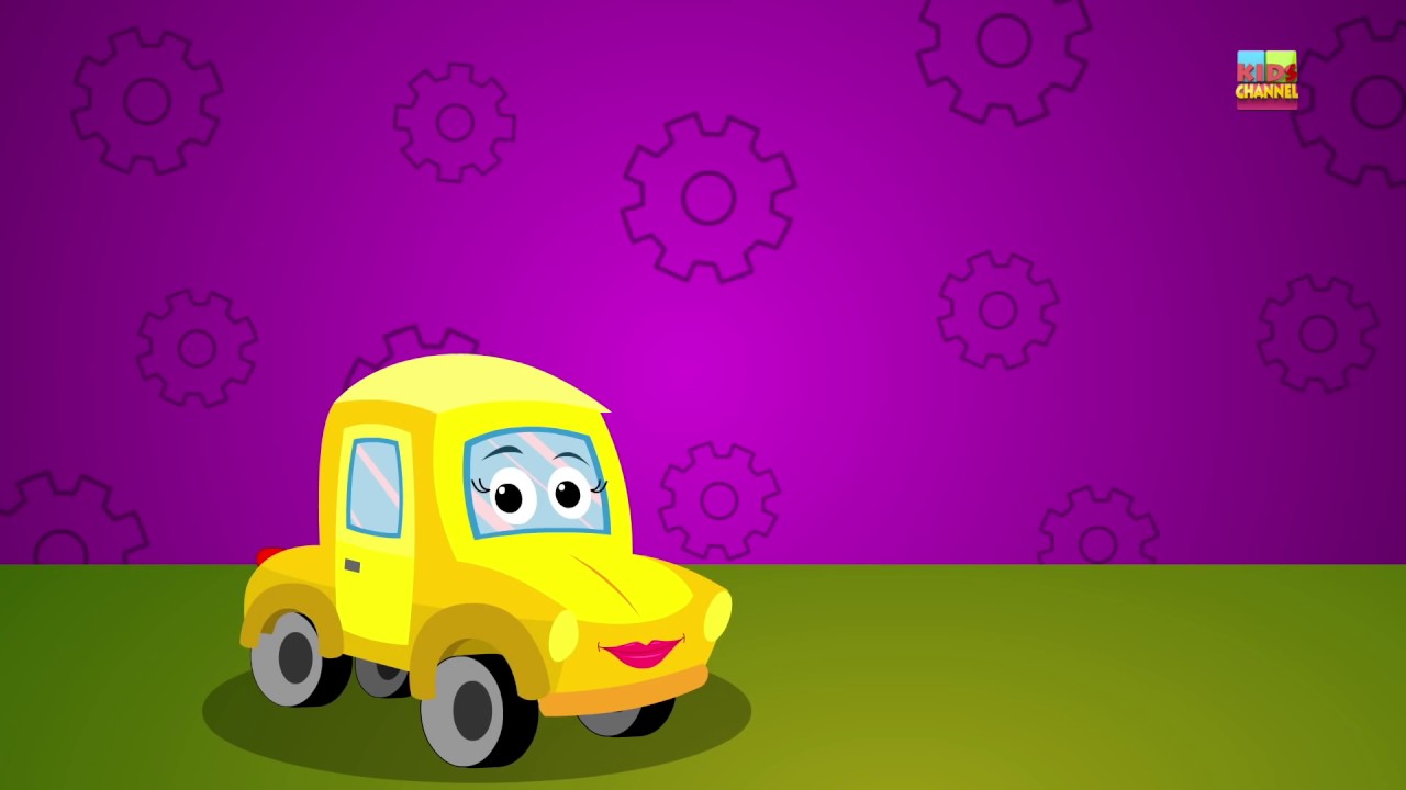 Little Red Car Bulldozer Song Nursery Rhymes Songs For Kids - YouTube