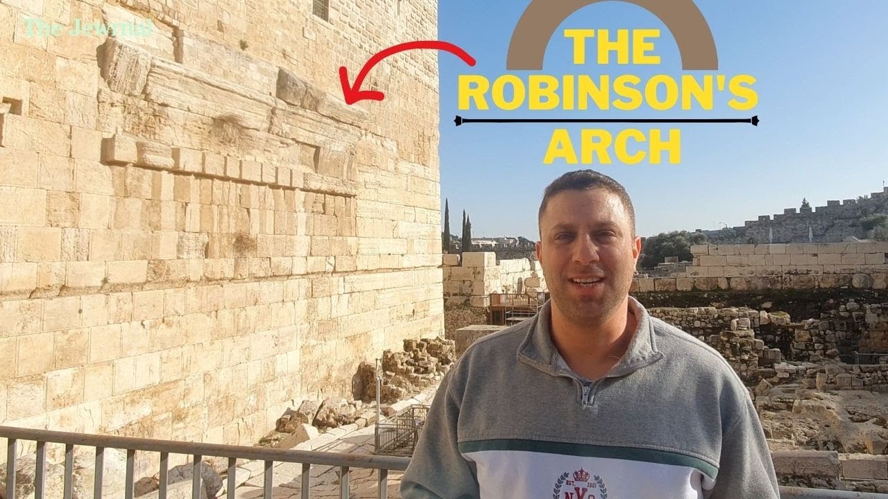 The Robinson's Arch - Stairways to the Jewish Temple, Jerusalem - YouTube
