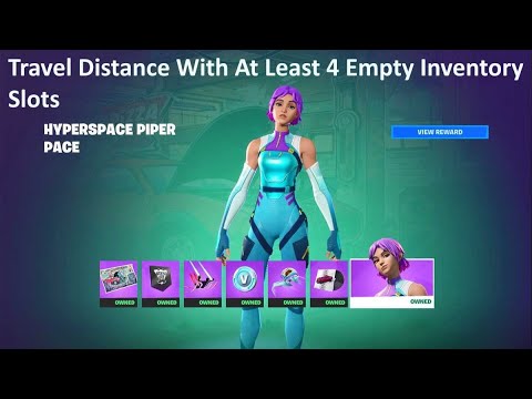 Travel Distance With At Least 4 Empty Inventory Slots Fortnite Week 8 ...