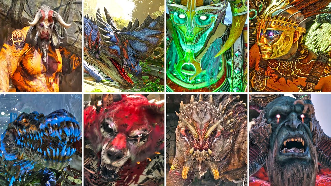 God of War Ragnarok - All Bosses (All End-Game Bosses, Optional Bosses ...