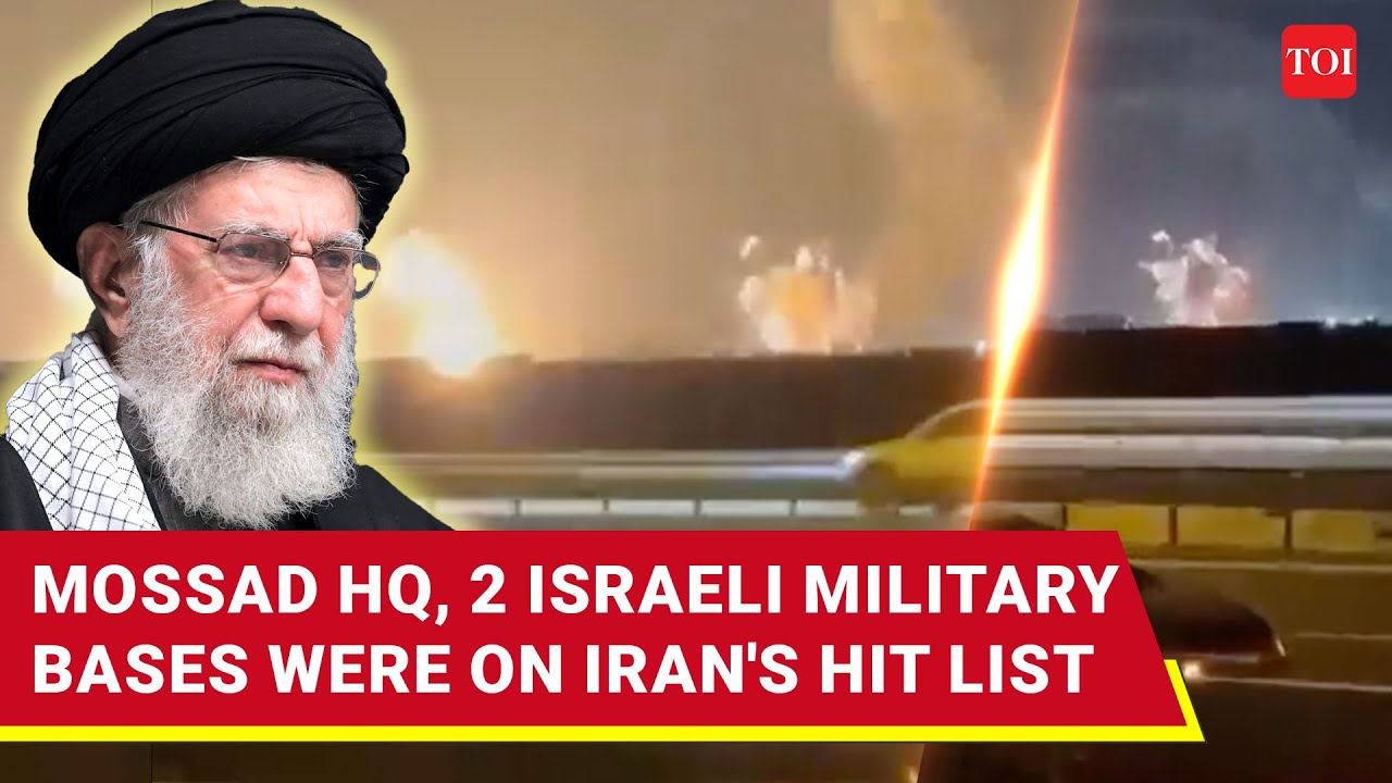 Iran's Missiles Attacked Mossad HQ In Tel Aviv, IDF's Nevatim & Tel Nof ...