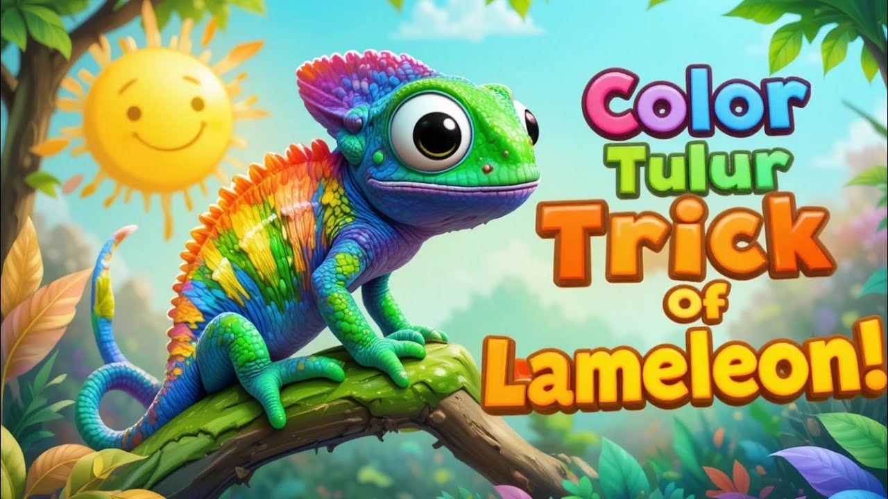 The Color Trick of Chameleon! | Color Changing Animal Song for Kids ...