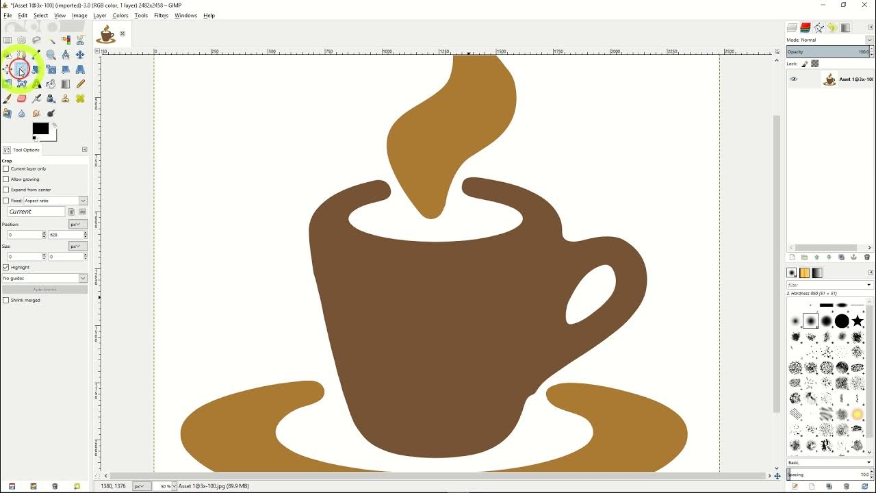 GIMP Tutorial - Resize, Crop, Rotate, and Flip Images - YouTube