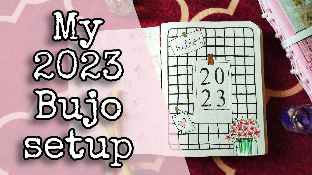 My 2023 bullet journal setup | beginner friendly tutorial | simple and ...