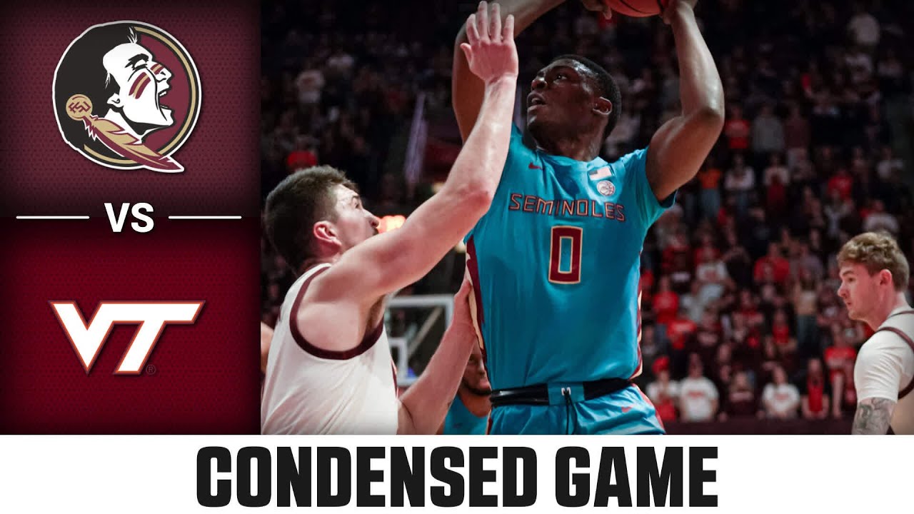 Florida State vs. Virginia Tech Condensed Game | 2023-24 ACC Men's ...
