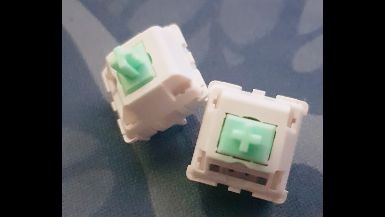 Bamboo Leaf Green switches typing sound (밤부 리프그린 스위치) - YouTube