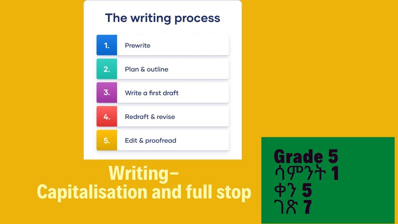 Grade 5 Week 1 Day 5 - YouTube