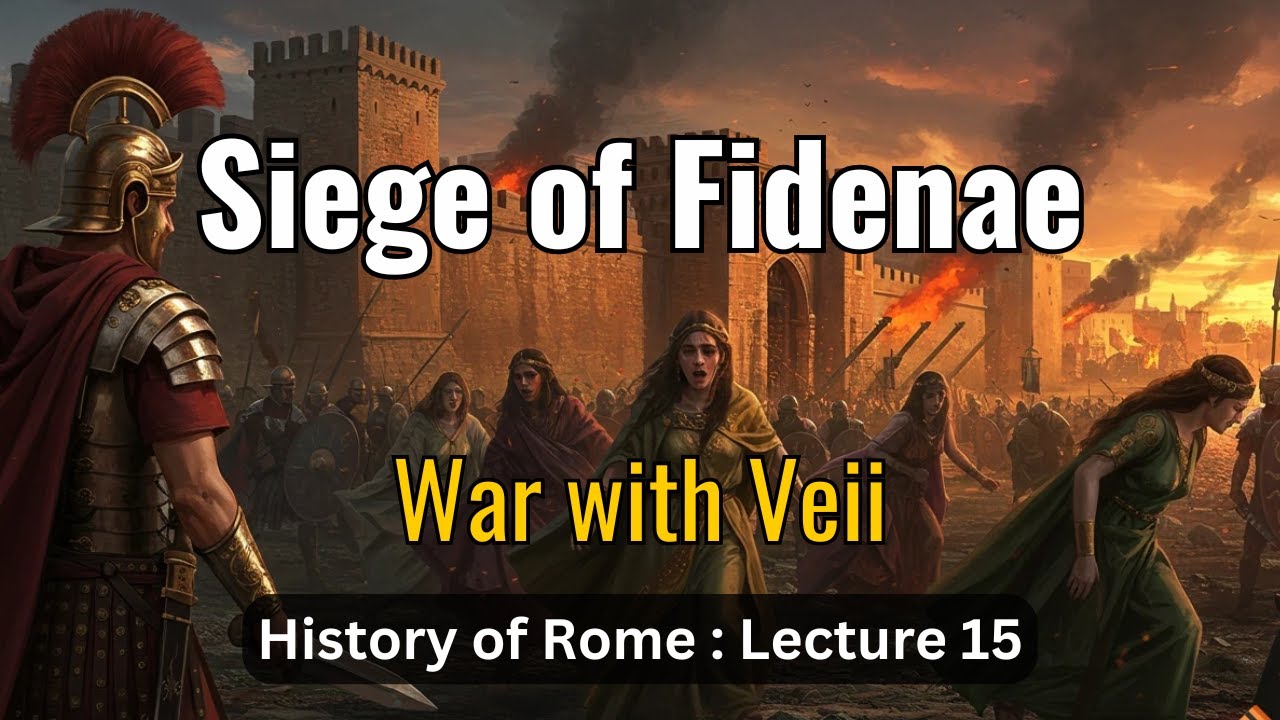 The Siege of Fidenae & War with Veii – Lecture 15 (History of Rome ...