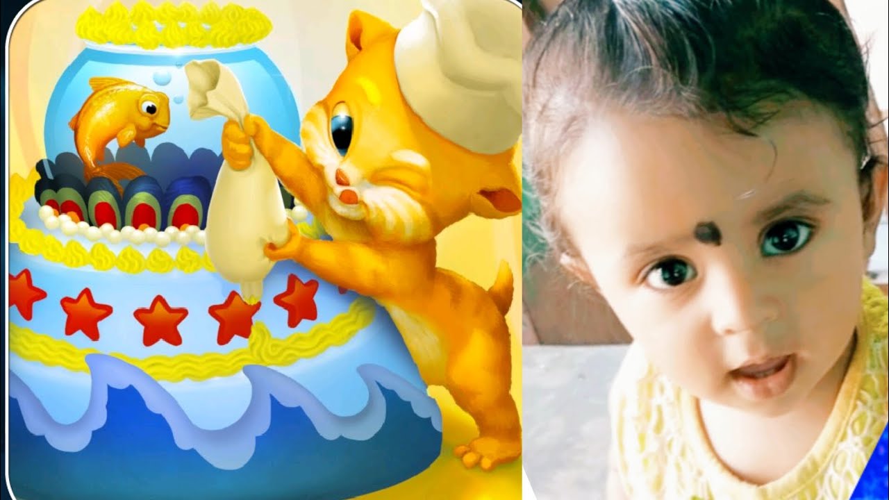 Talking Ginger eats Fish 🐟🐟🐟🐟🐟🐟 🍰🎂🍰#game #cartoon#animation#shorts ...