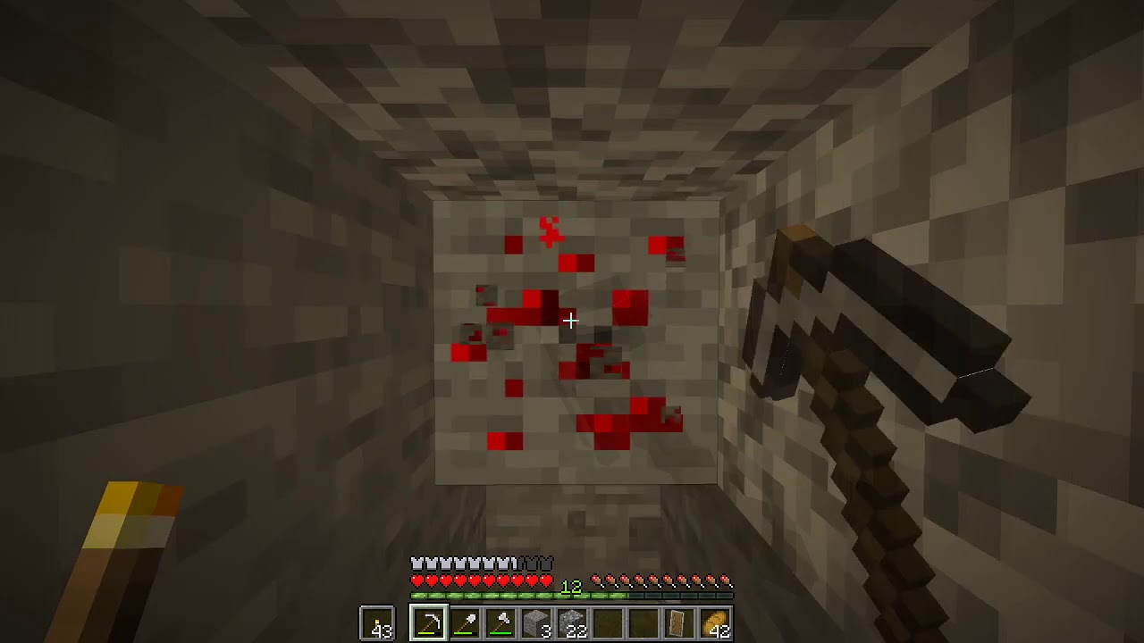 Minecraft 004 : Start of the mineshaft - YouTube