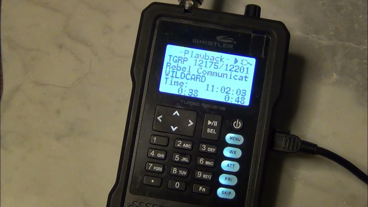 Whistler TRX-1 - NXDN Trunking Demo - YouTube