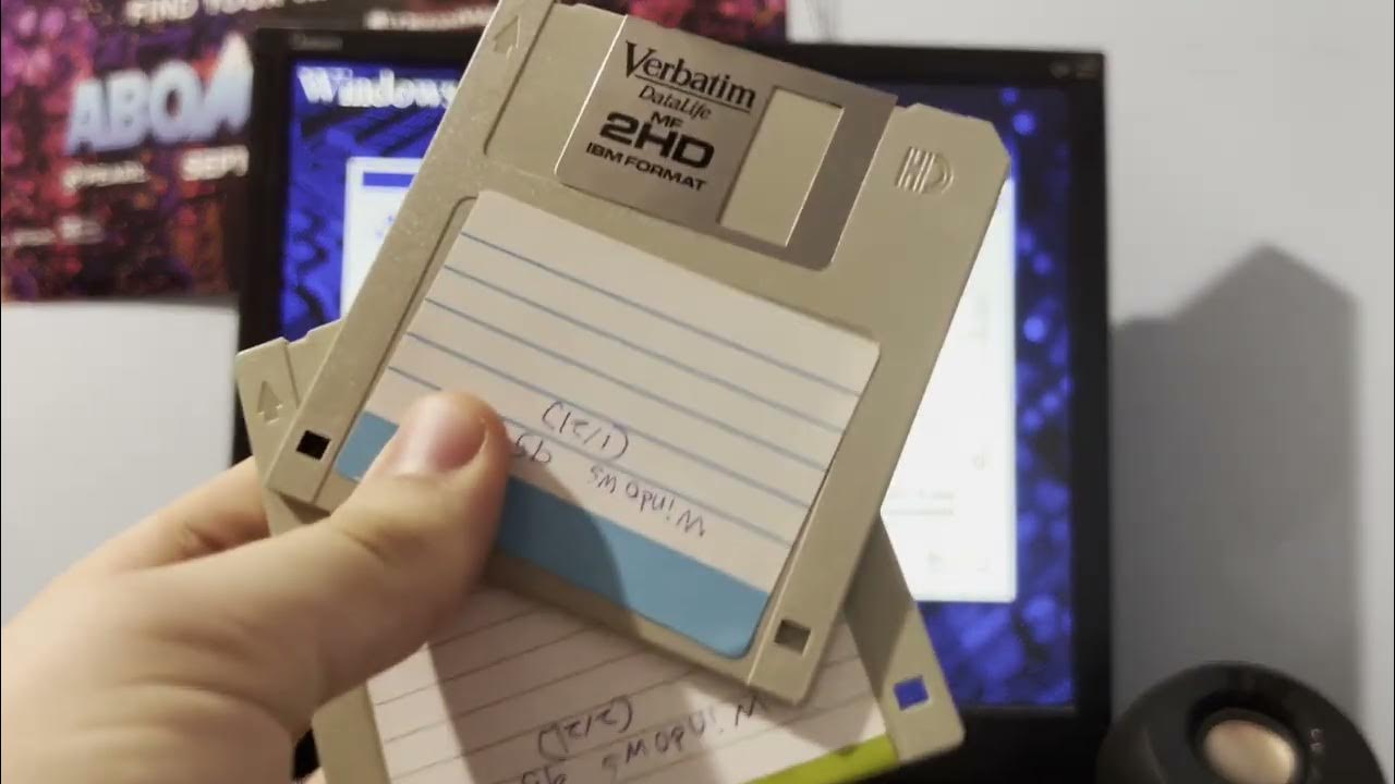 Installing Windows 95... using Floppy Disks only - YouTube