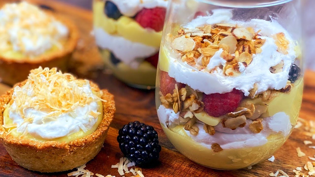 COCONUT CUSTARD PARFAIT! (DAIRY FREE!) - YouTube