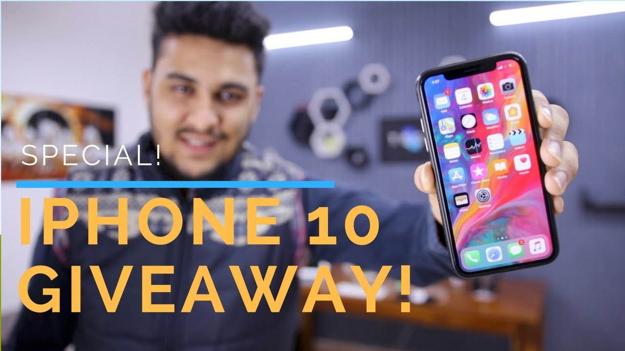 iPhone 10 Unboxing + Giveaway - Surprise - YouTube