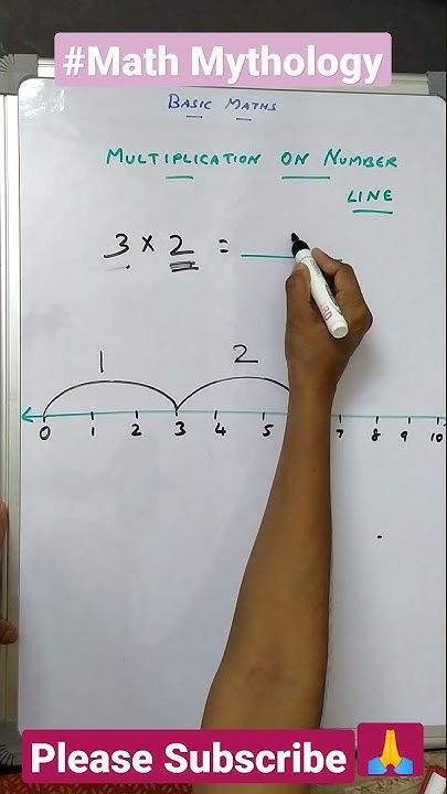 How to multiply two numbers using number line in easy method.#seethamathstuitioncentre - YouTube