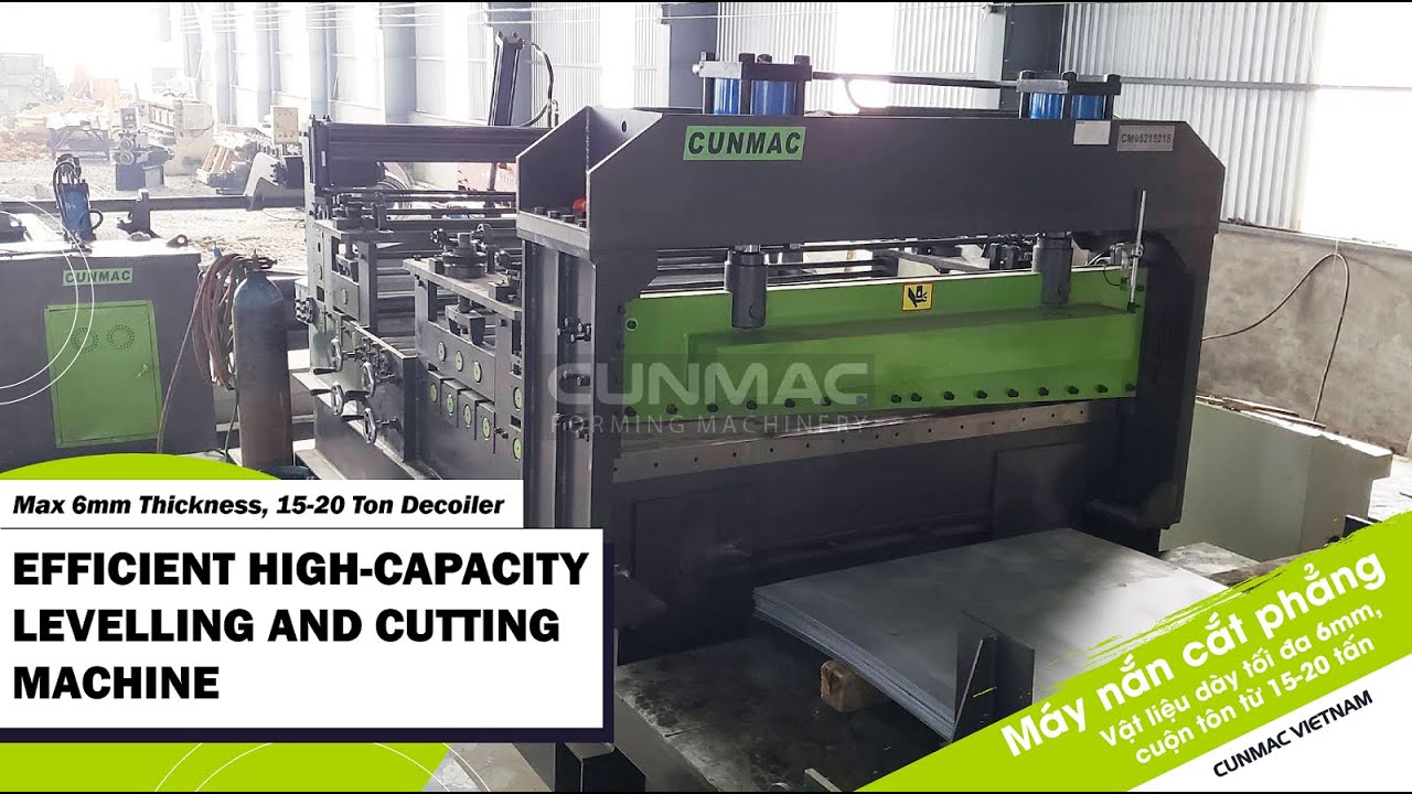 Efficient High-Capacity Levelling and Cutting Machine - Max 6mm ...