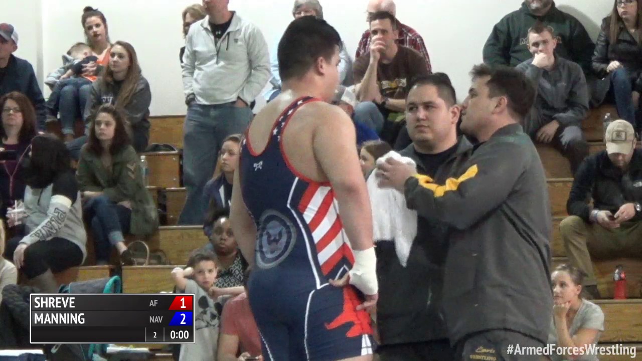 125 kg, James Shreve, Air Force vs Zachahria Manning, Navy - YouTube
