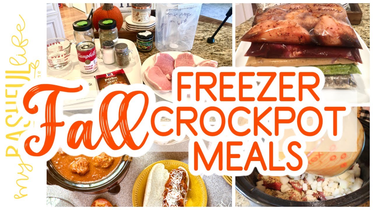 FALL FREEZER CROCKPOT MEALS - YouTube