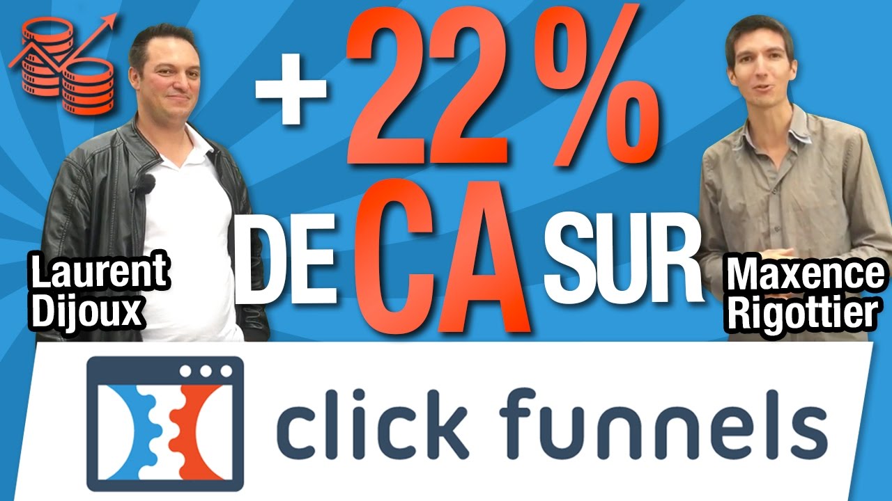 + 22 % de CHIFFRE d'AFFAIRES avec CLICKFUNNELS en 1 TUNNEL avec Laurent Dijoux - YouTube