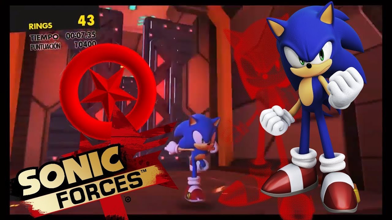 Sonic Forces Egg Gate All Red Rings/Todos Los Rings Rojos - YouTube
