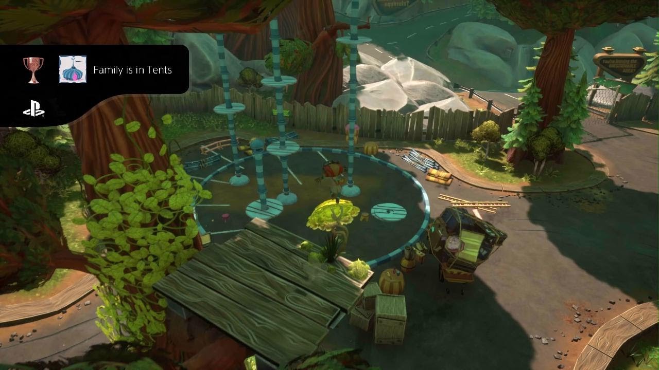 Psychonauts 2 (PS4): Family is in Tents Trophy - YouTube