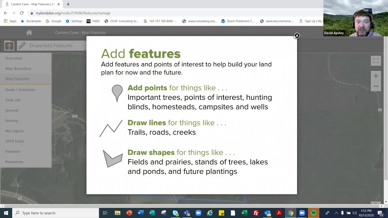 Mapping My Land Plan Demo - YouTube
