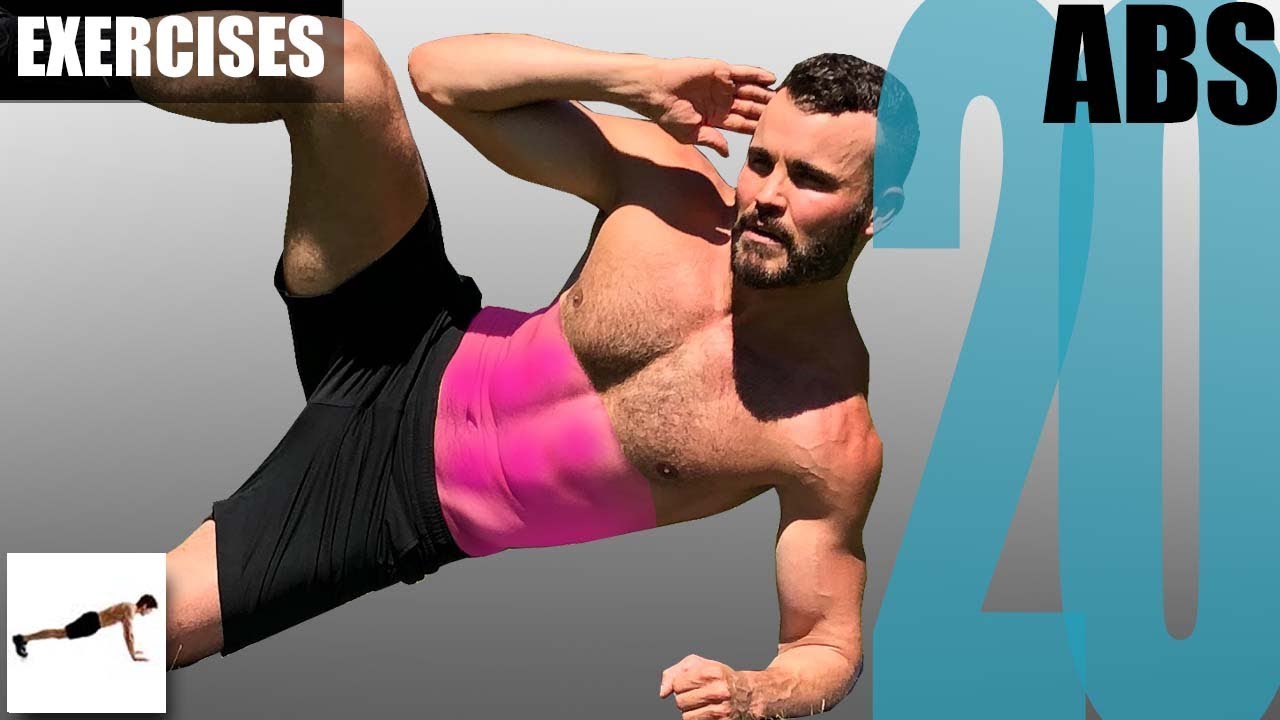 20 BODY WEIGHT AB / CORE EXERCISES YOU CAN DO ANYWHERE - NO GYM NEEDED ...