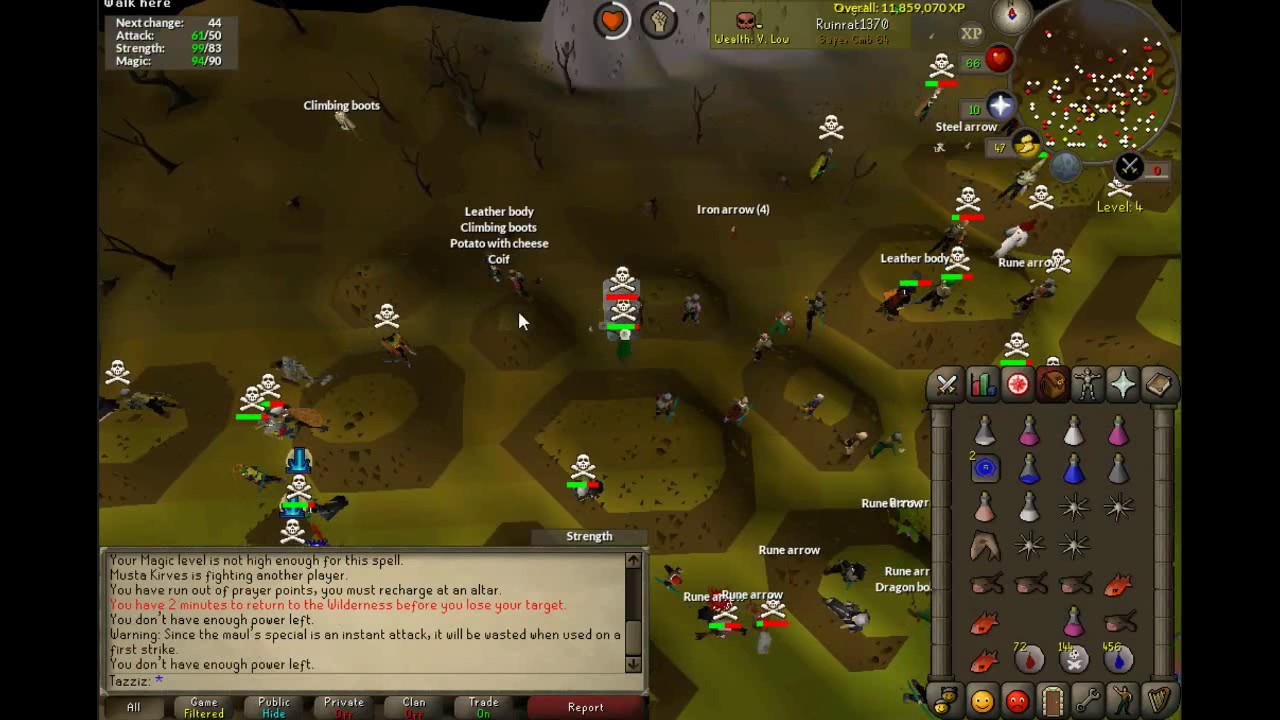 Ice Barrage G Maul Rushing Pure (64 Combat) - YouTube