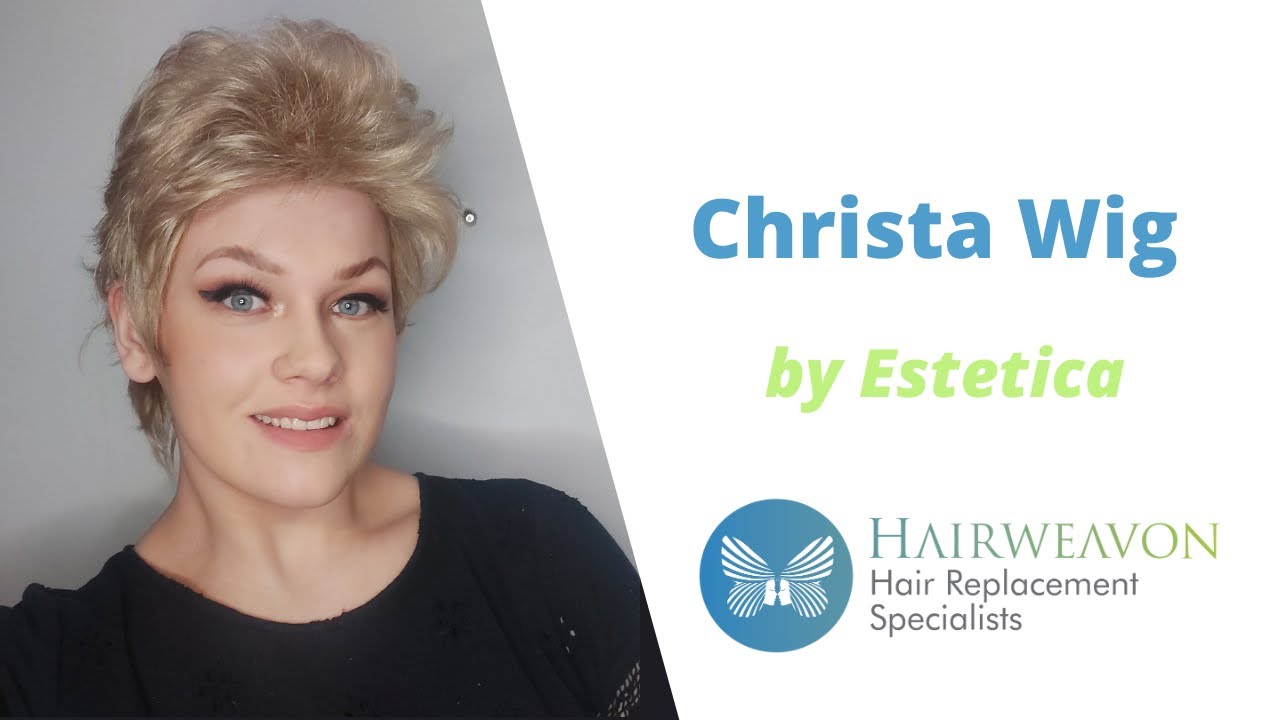 Christa Wig by Estetica | Short Layered Synthetic | Colour R16/22 - YouTube