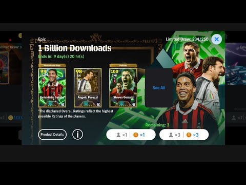 CHECK YOUR LUCK ON EFOOTBALL  RONALDINHO #EFOOTBALL #PES #PESMOBILE #EFOOTBALL2025 