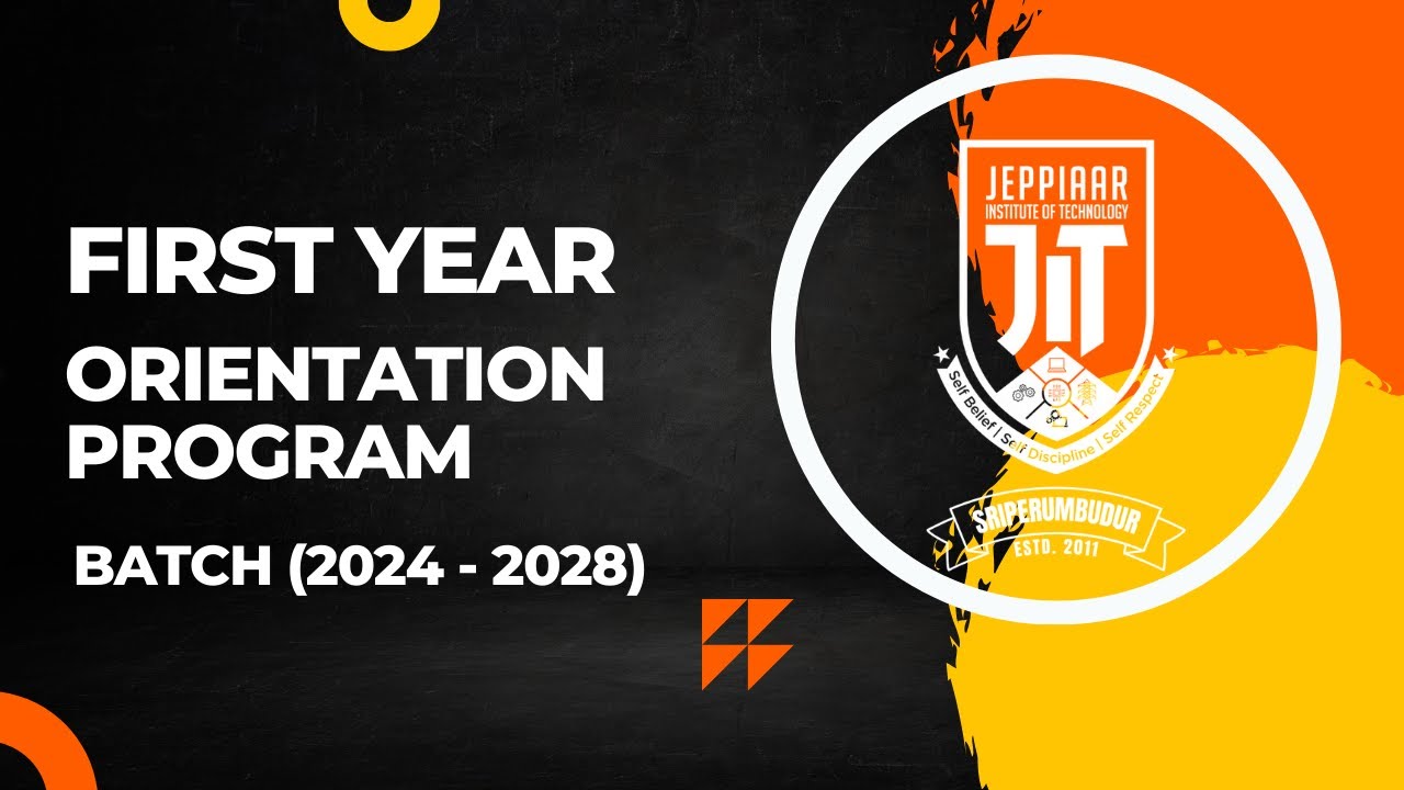 First Year Orientation Program - YouTube