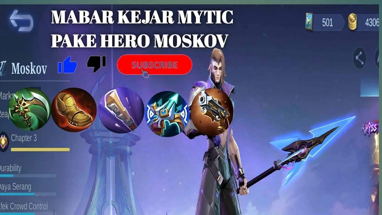 mabar bareng hero moskov, pus rank sampe mytic - YouTube