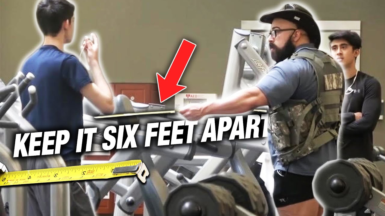 FAKE GYM EMPLOYEE ENFORCING MADE UP RULES PRANK - YouTube