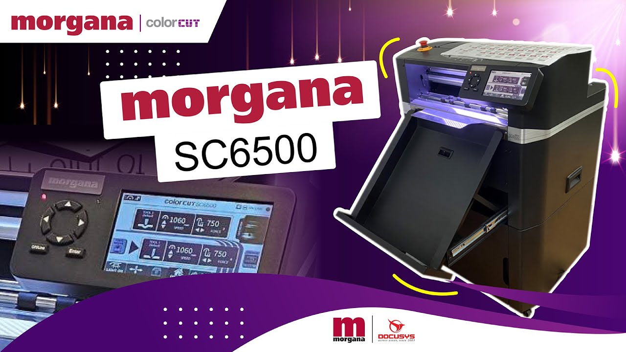 เครื่องไดคัทดิจิตอลป้อนอัตโนมัติ Morgana SC6500 - YouTube
