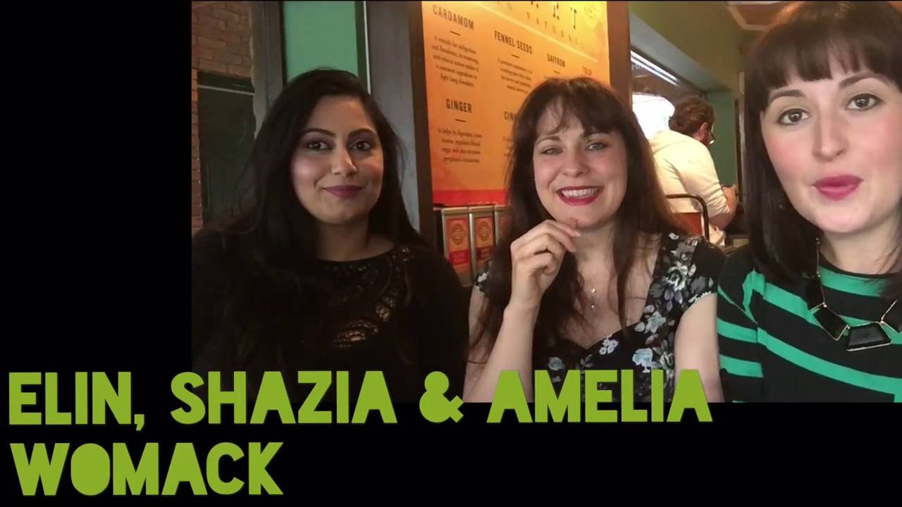 Elin, Shazia and Amelia Womack -deputy leader of the Green Party UK ...