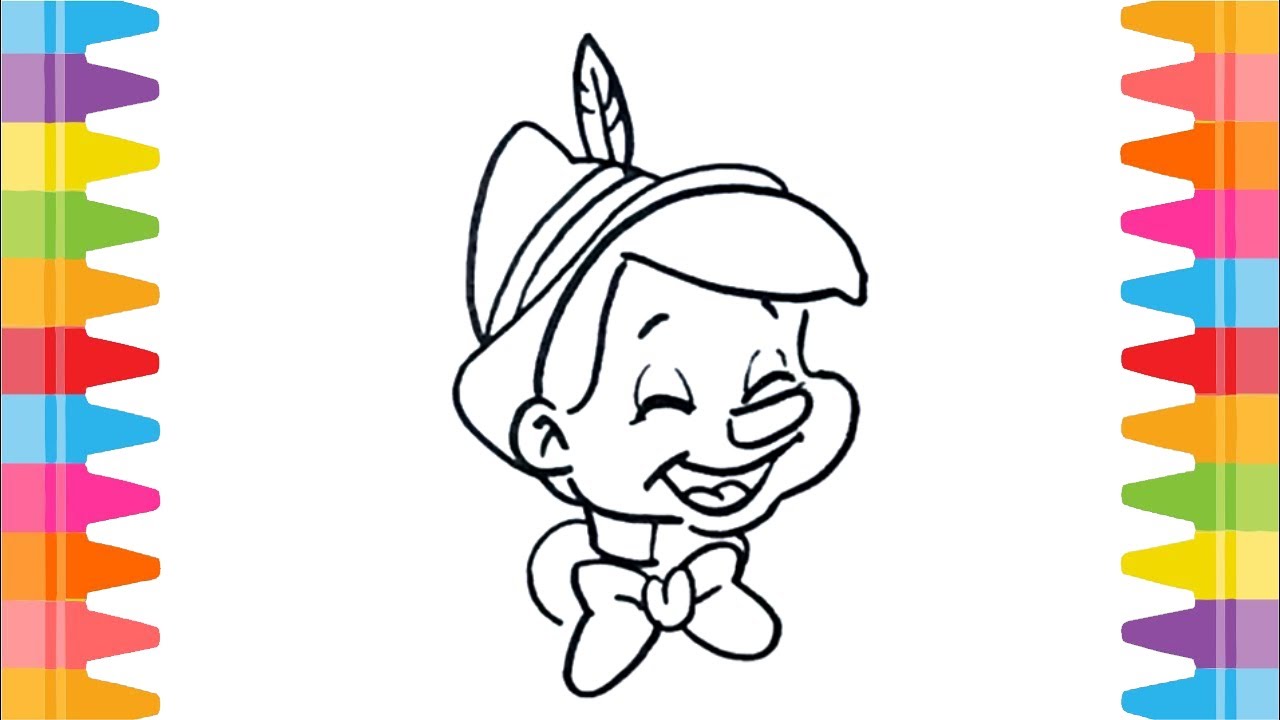 How to Draw Pinocchio Step by Step - YouTube